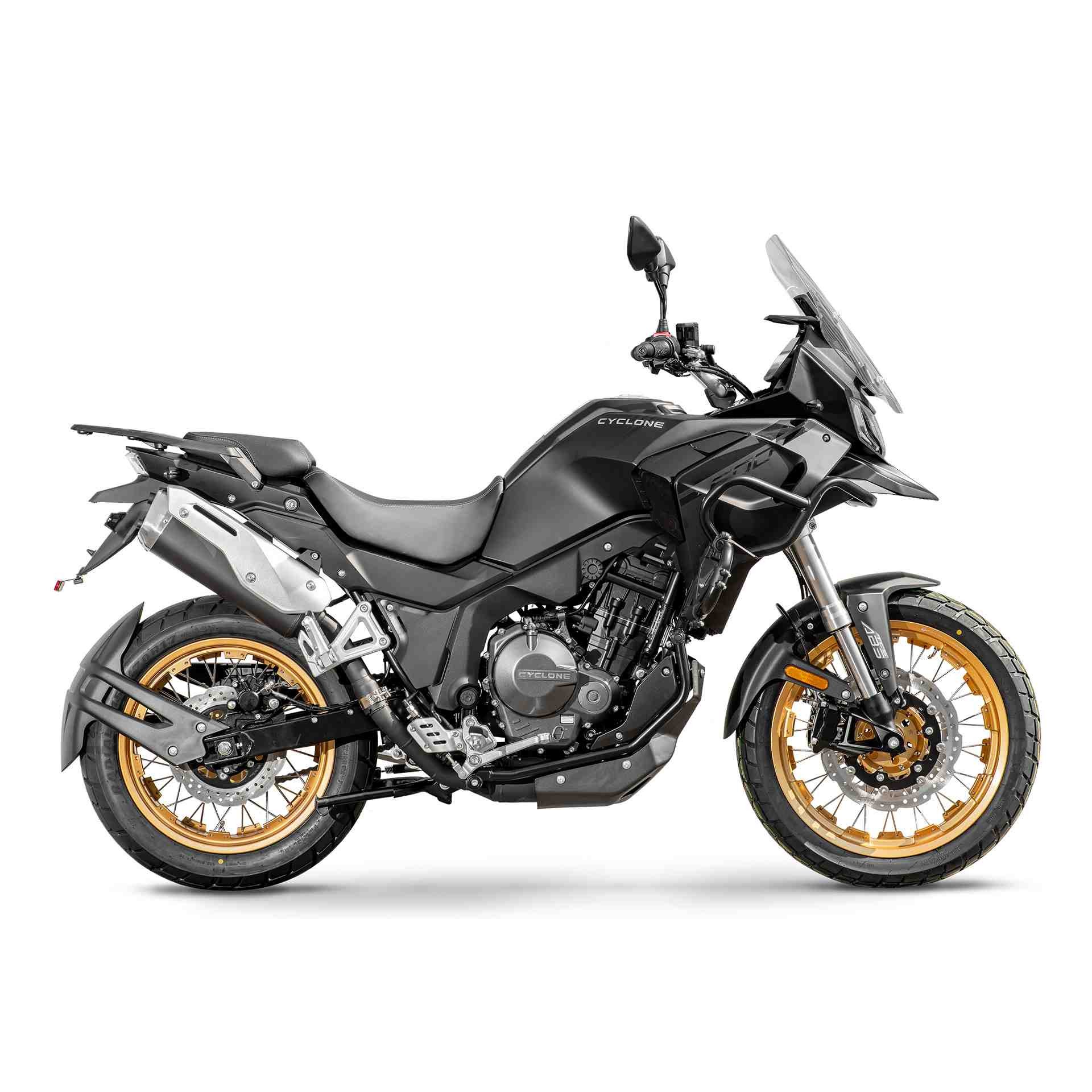 CYCLONE RX6 URBAN NEGRA - TOP CASE ALUMINIO