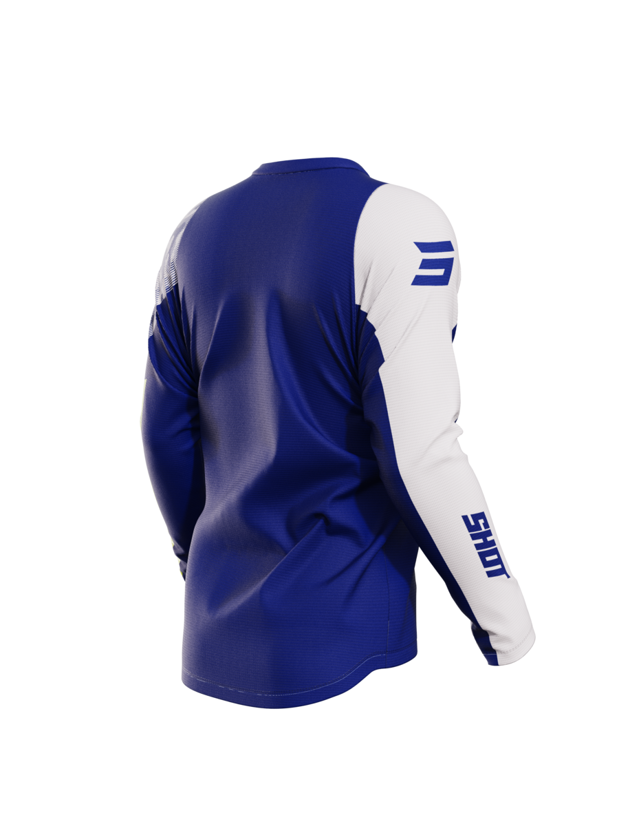 CAMISETA SHOT DEVO MATRIX AZUL 2024 - ENDUROLEON Talla Camiseta XS